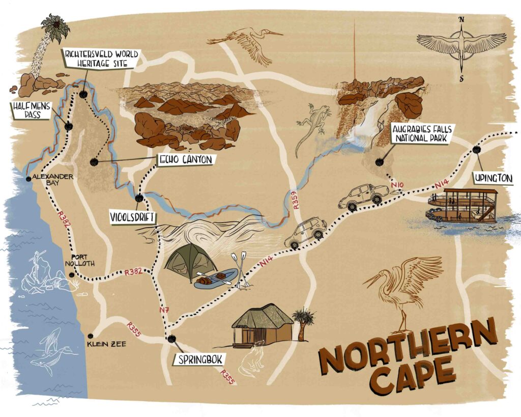 Richtersveld illustrative map - Anike Nürnberger